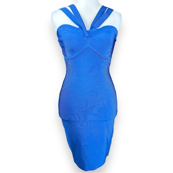 Marciano | Dresses | Guess By Marciano Clementine Royal Blue Halter ...
